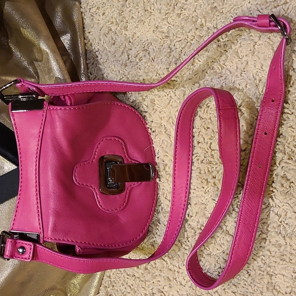 Botkier | Bags | Hot Pink Leather Botkier Crossbody | Poshmark